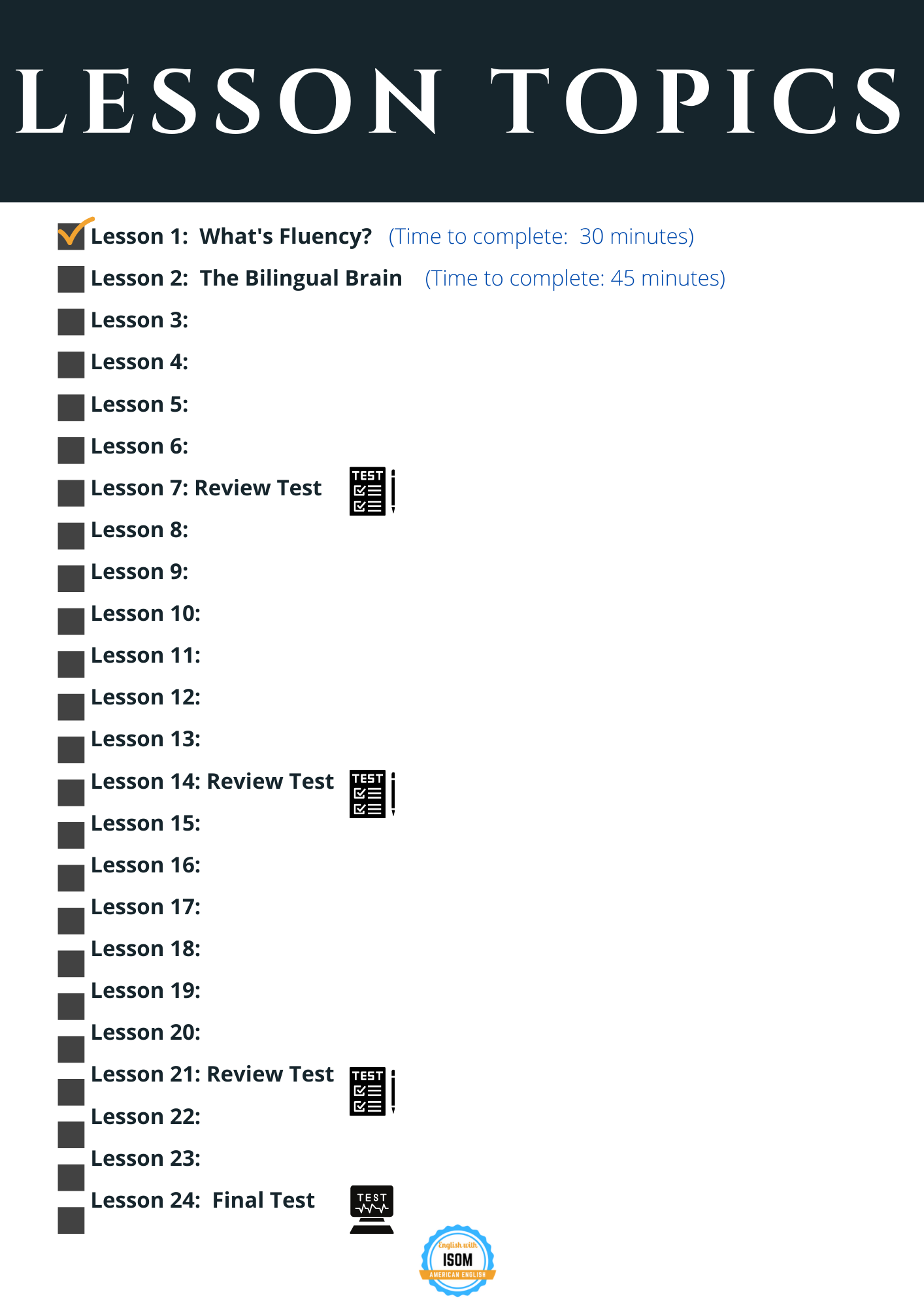 STUDENT-Checklist-10 – Kinglish Academy
